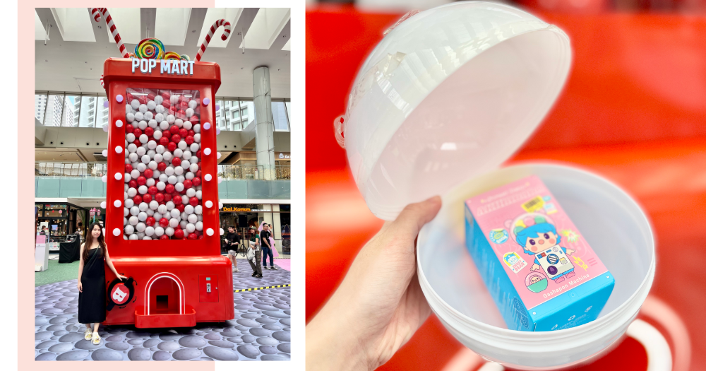 Sweet Bean Gashapon Machine In Singapore