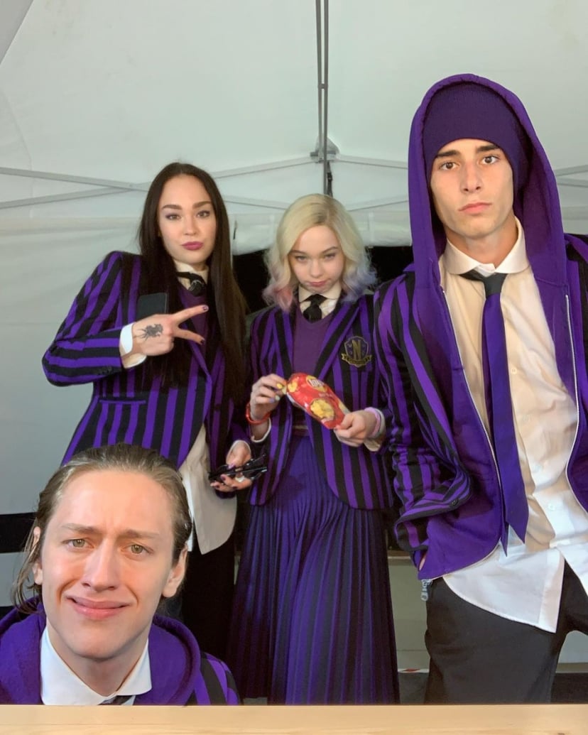 Netflix's Wednesday Behind The Scenes Moments & Cast's Instagram Accounts