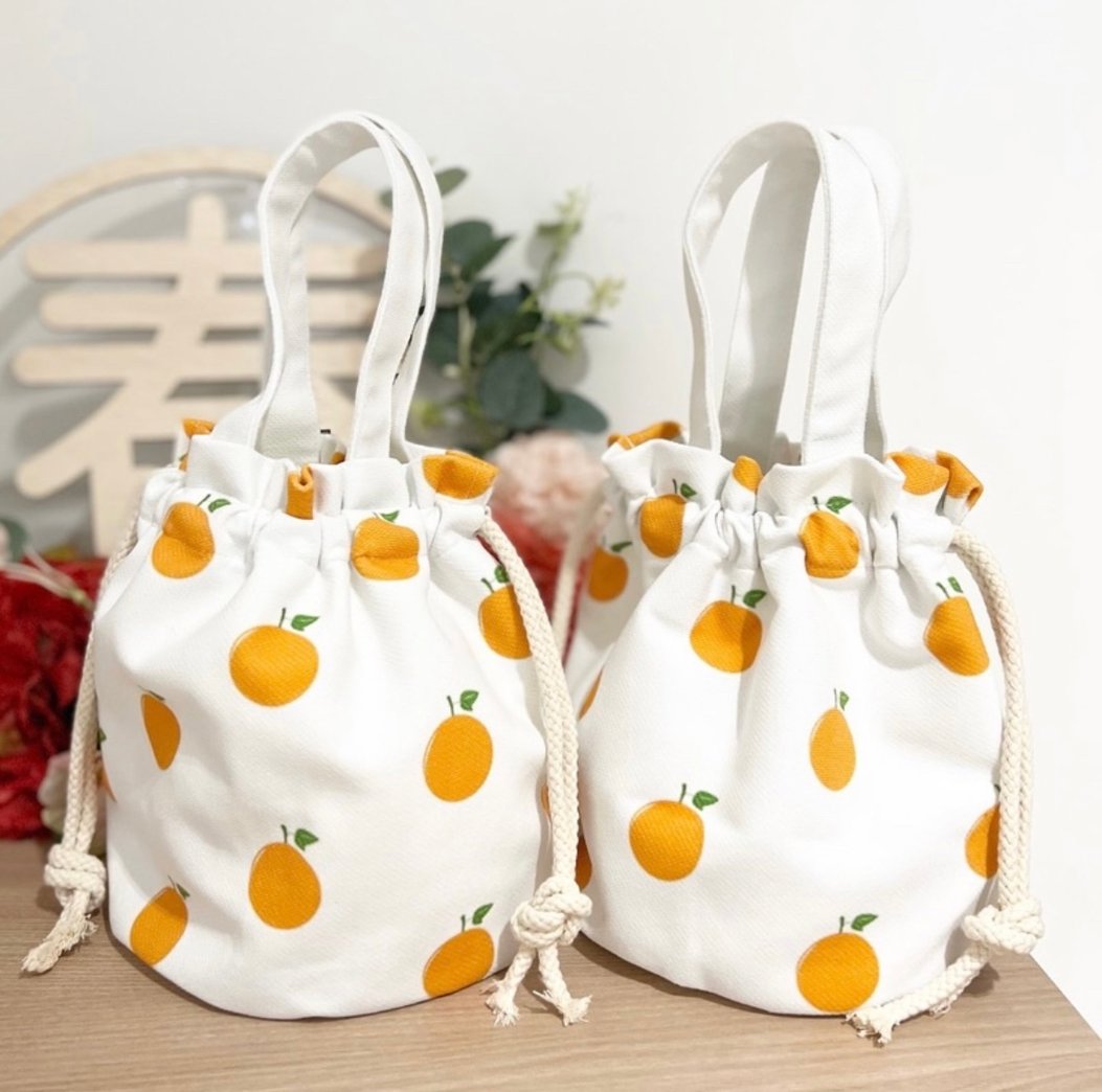 7 Stylish CNY Orange Carrier Bags in Singapore