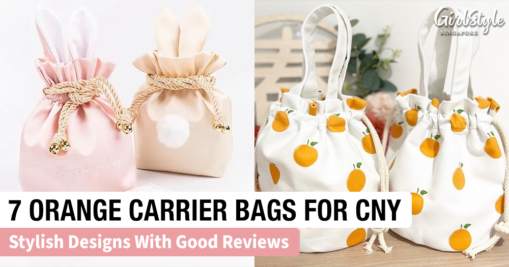 7 Stylish CNY Orange Carrier Bags in Singapore