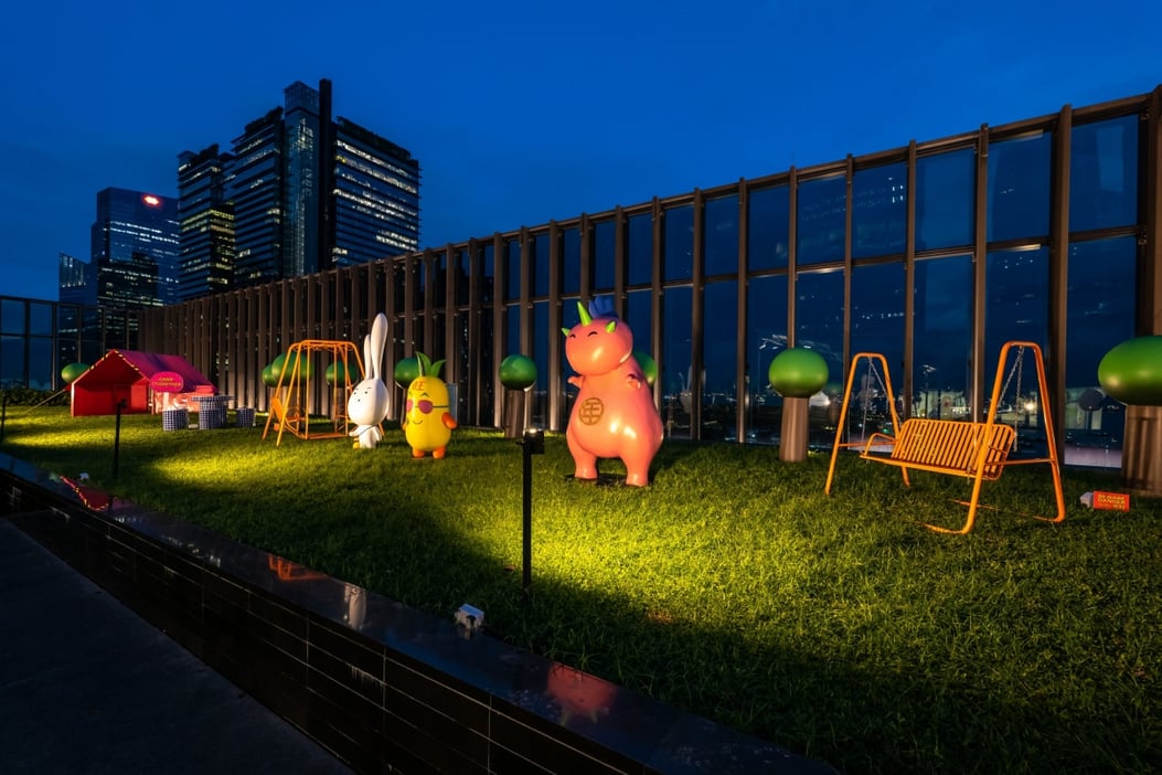 Rabbit-Themed Rooftop Exhibition & Light Shows At Singapore Chinese ...