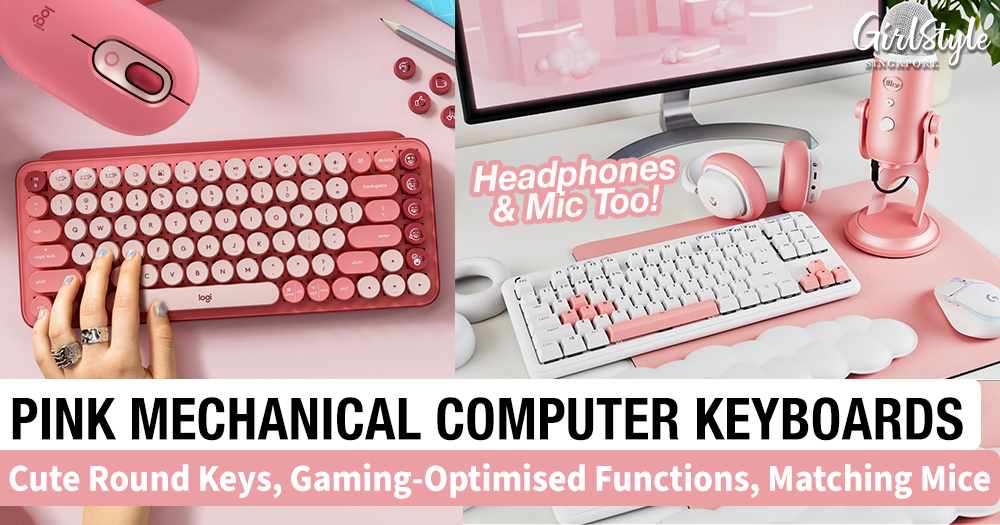 Logitech Has Pink Mechanical Keyboards For Gaming & Daily Use