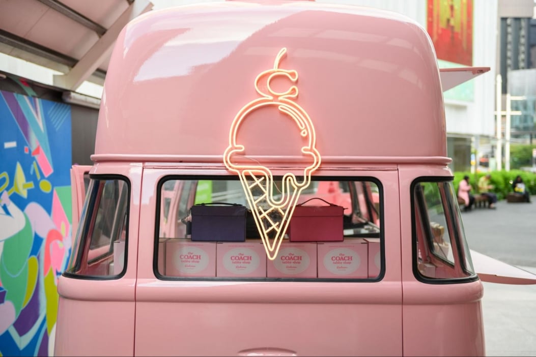 Coach Tabby Shop Singapore: Pink Pop-Up With Free Ice Cream
