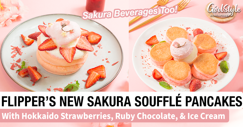 FLIPPER'S Singapore's Sakura Pancakes & Drinks For 2023
