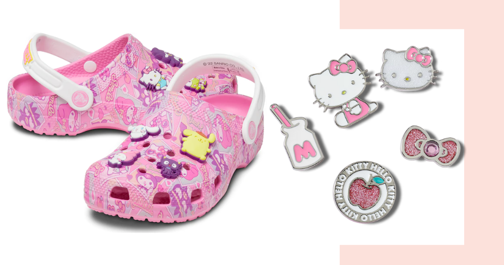Crocs x Hello Kitty: Clogs For Adults & Over 10 Jibbitz Designs