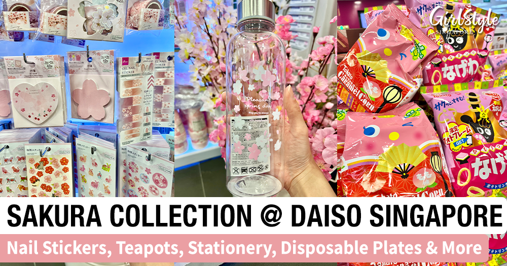 Daiso Singapore Has A New Sakura Collection Including Home Decor ...