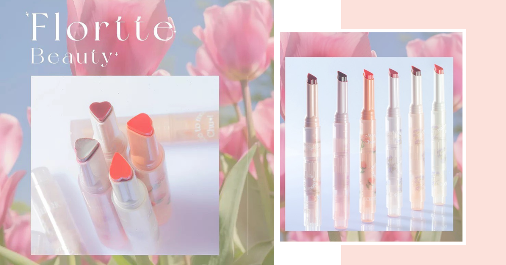 Flortte's First Kiss Love Lipstick Has Cute Heart-Shaped Bullets