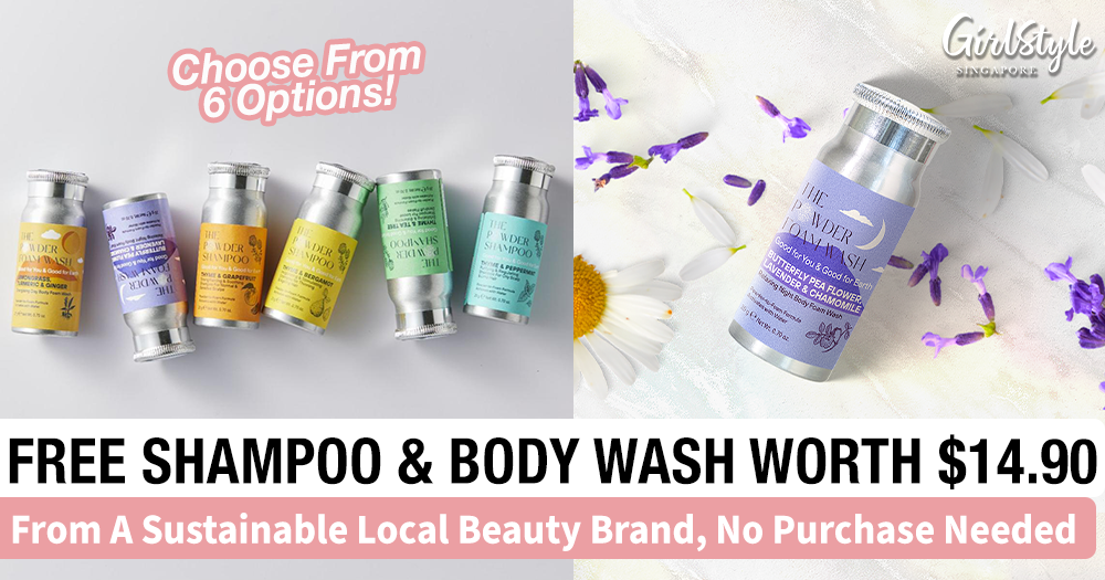 The Powder Shampoo Singapore - Free Shampoo & Body Wash Samples