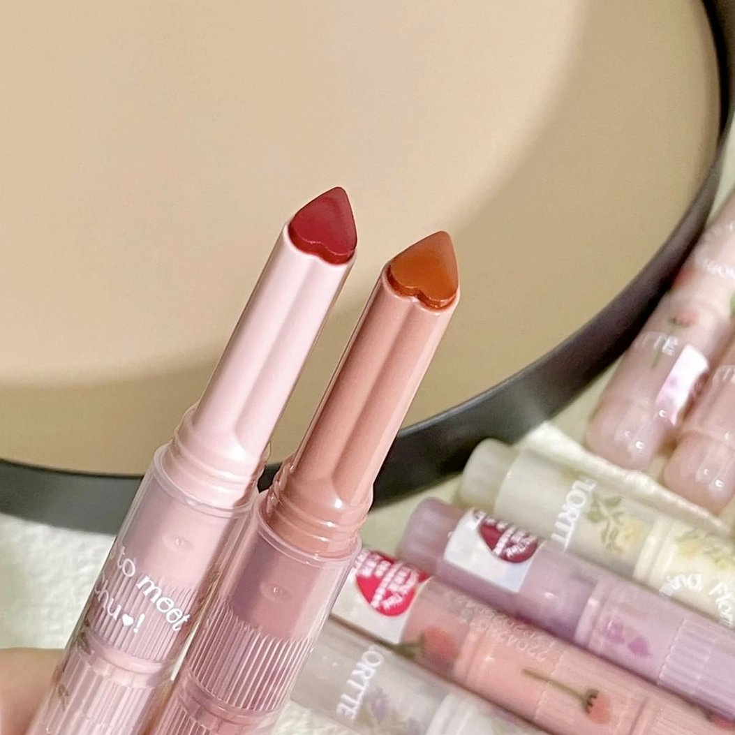 Flortte's First Kiss Love Lipstick Has Cute Heart-Shaped Bullets
