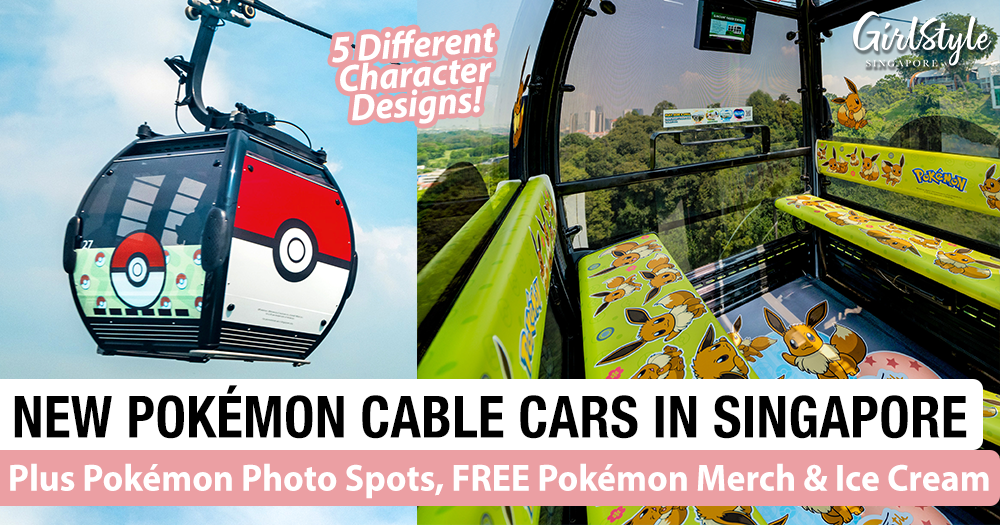 New Pokémon Cable Cars In Singapore With Free Pokémon Merch