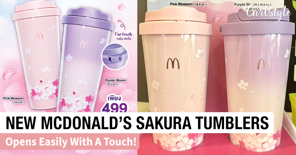 McDonald’s Thailand Has Gorgeous Sakura Tumblers You Can Get Online In ...