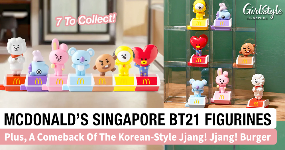 BT2 Toy Figurines At McDonald's Singapore + Jjang! Jjang! Burger Comeback