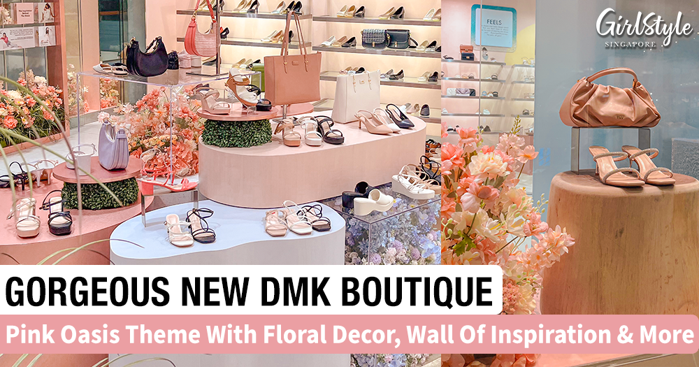 DMK's New Plaza Singapura Store Has Pink Oasis Theme & Floral Decor