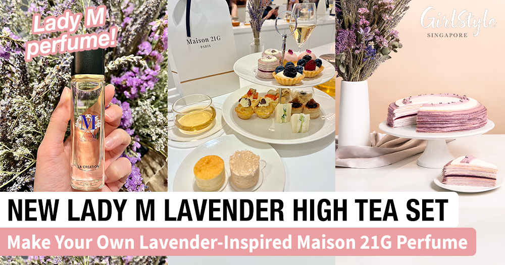 Lady M Singapore's New Afternoon Tea Set Has Lavender Mille Crêpes Cake ...