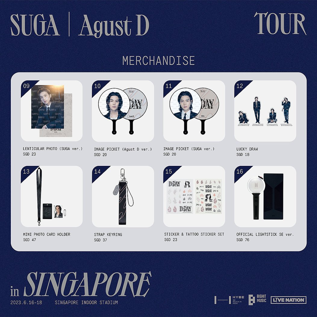 Here's All The Official Merch Available At AGUST D | BTS Suga’s D-DAY ...