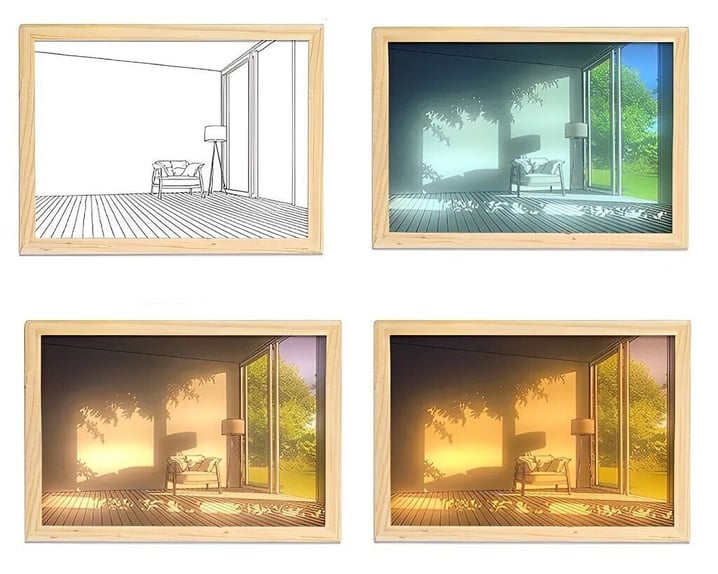 Minimalists Will Love These Wall Decor Paintings With 3 Settings For ...