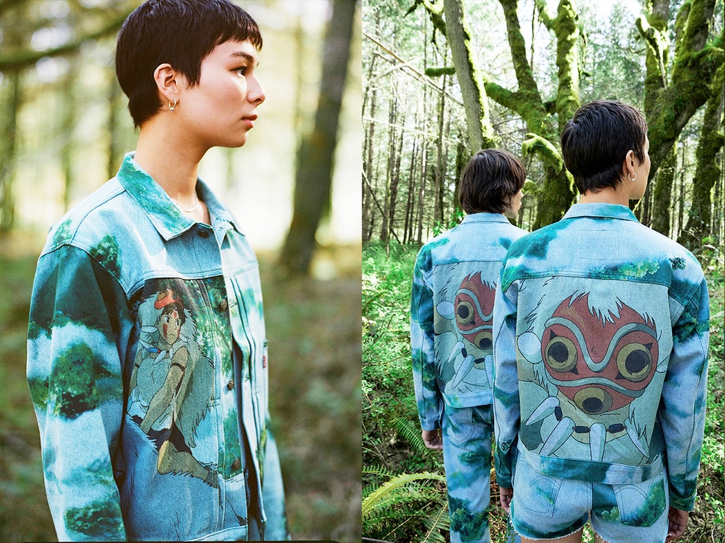 The New Levi's x Princess Mononoke Collab Combines 90's Denim & Studio ...