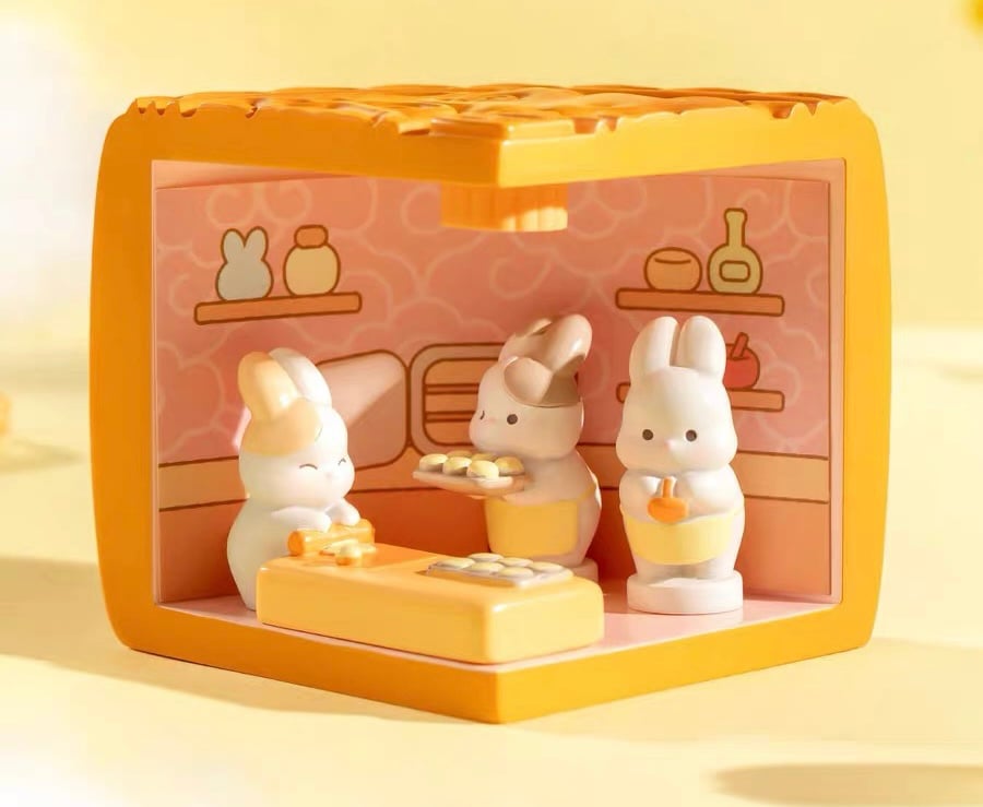 Mooncake Rabbit House Blind Box Toys For Mid-Autumn Festival