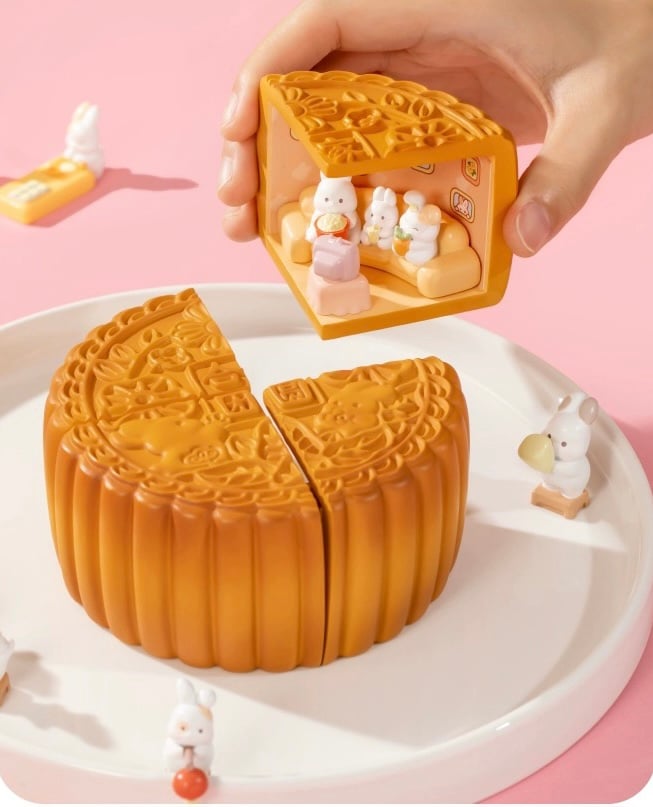 Mooncake Rabbit House Blind Box Toys For Mid-Autumn Festival