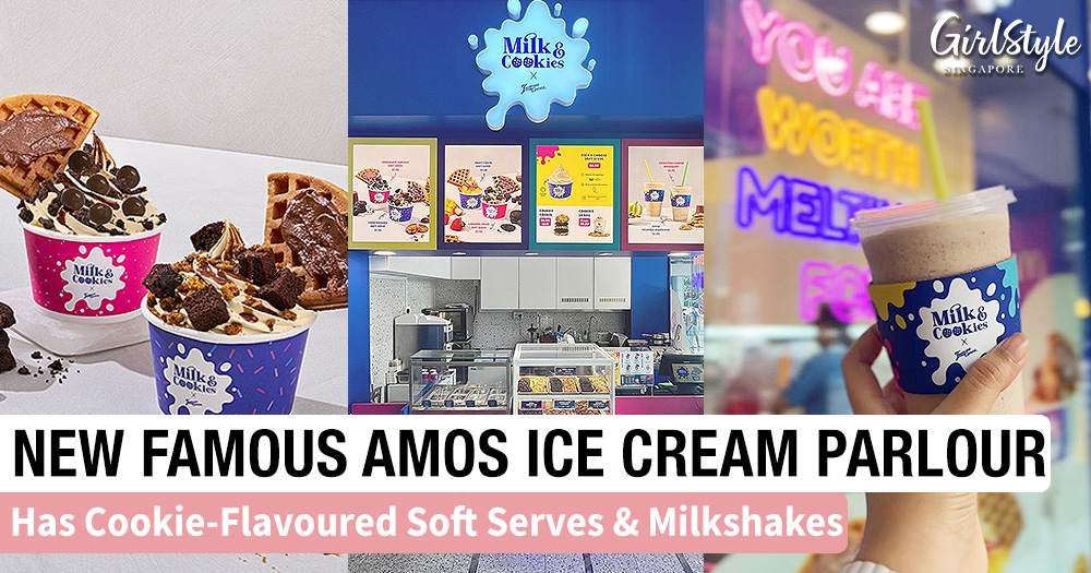 Milk & Cookies: New Famous Amos Soft Serve Ice Cream Parlour Opens At ...