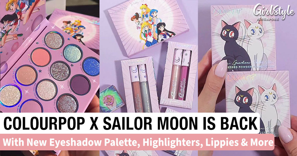 Colourpop x Sailor Moon Is Back With Shimmery Highlighters, Lip Duos, A ...