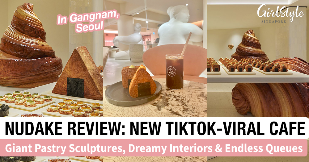 NUDAKE Sinsa Review: Viral Cafe In Seoul w. "Onigiri" Pastries