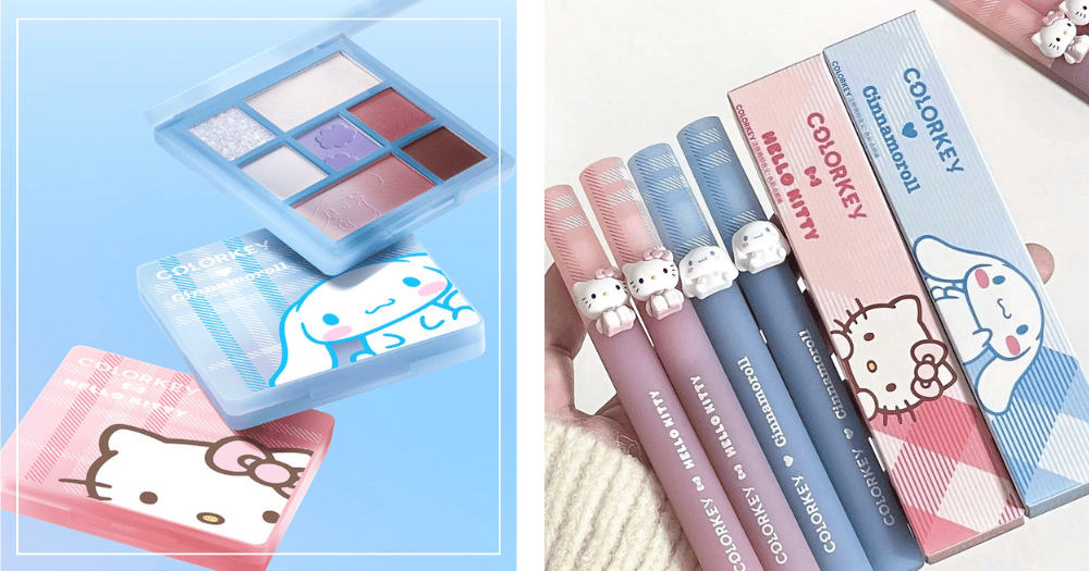 This Colorkey x Hello Kitty & Cinnamoroll Makeup Collection Has ...