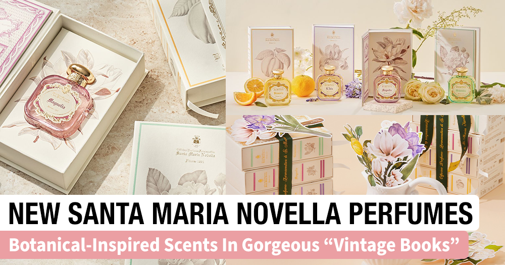 Santa Maria Novella Eau de Parfums In Vintage "Books"