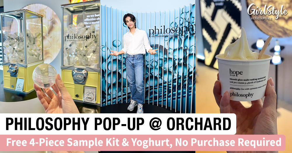 philosophy Pop-Up @ ION Orchard: Skincare Samples & Yoghurt