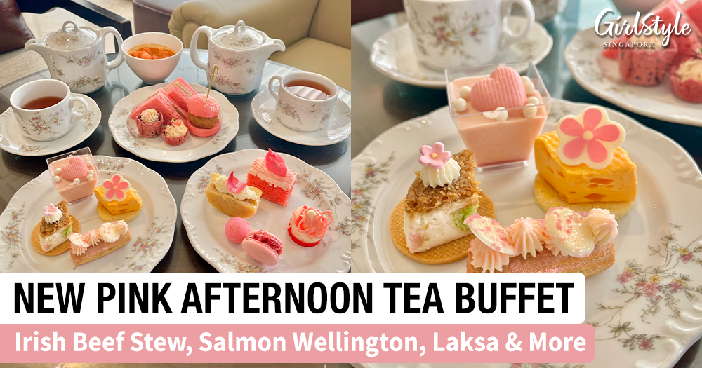 Pink Afternoon Tea Buffet at Goodwood Park Hotel's L'Espresso