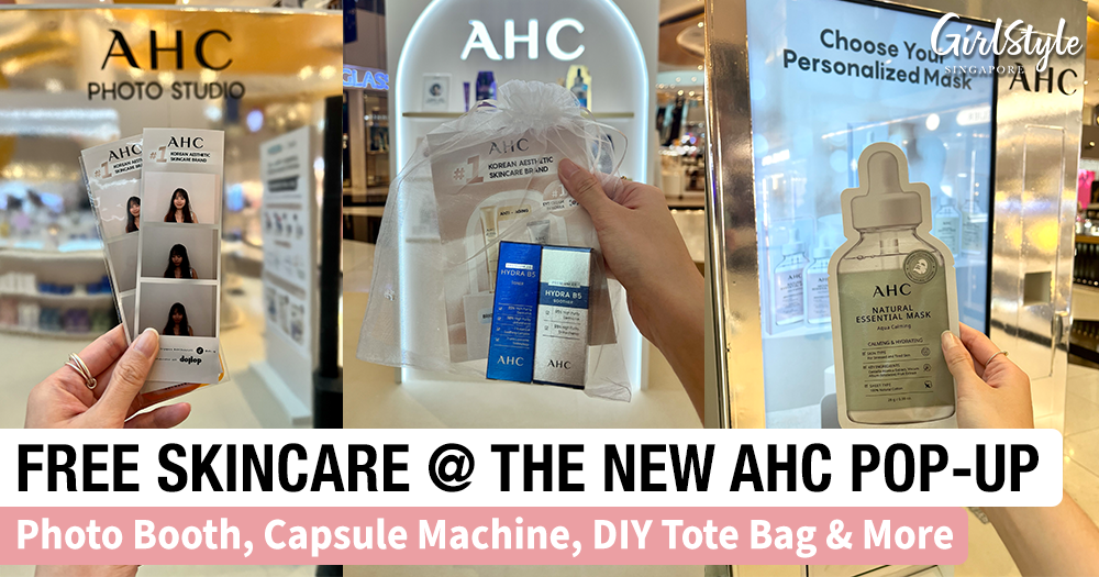 AHC Pop-Up At VivoCity: Free Skincare Samples, Photo Booth