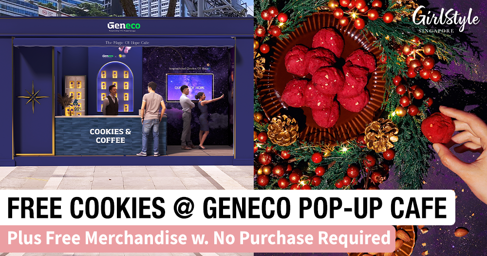 Geneco Pop-Up Cafe @ Orchard: Free Cookies For A Good Cause