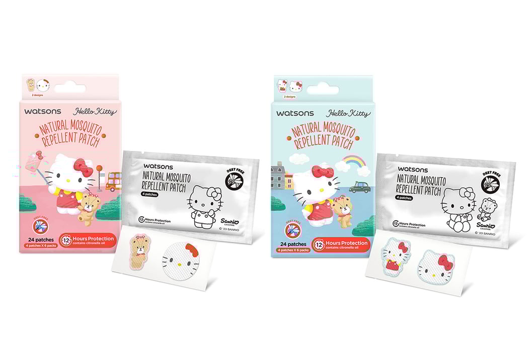 These Hello Kitty x Watsons Essentials Come With Dreamy Vacation-Themed Packaging