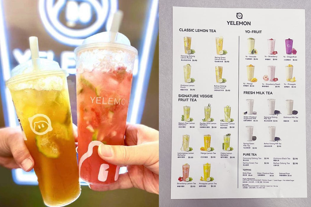 Yelemon Is A New Bubble Tea Store In Raffles Place Serving Up Singapore ...