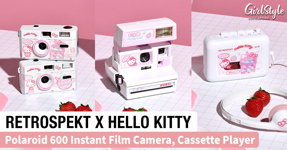 Retrospekt Hello Kitty-Themed Retro Cameras & Cassette Player