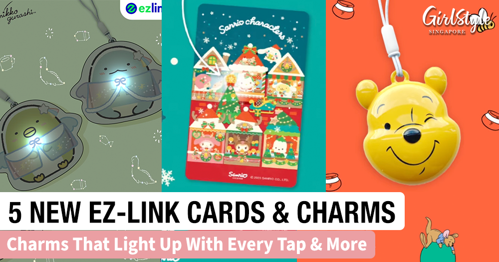 5 New EZ-Link Cards & Charms Ft. Disney, Sanrio, Pooh