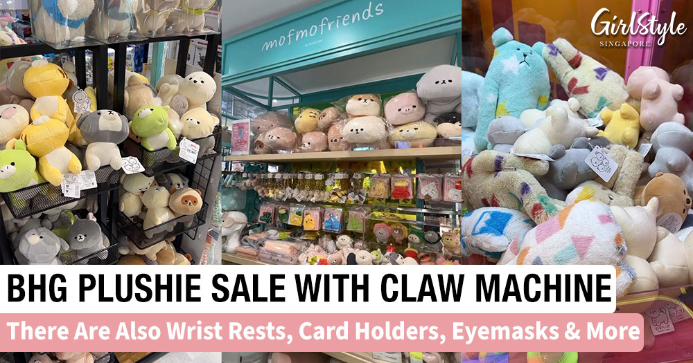 BHG At Bugis Junction Is Having An Animal Plushie Sale With A Claw ...