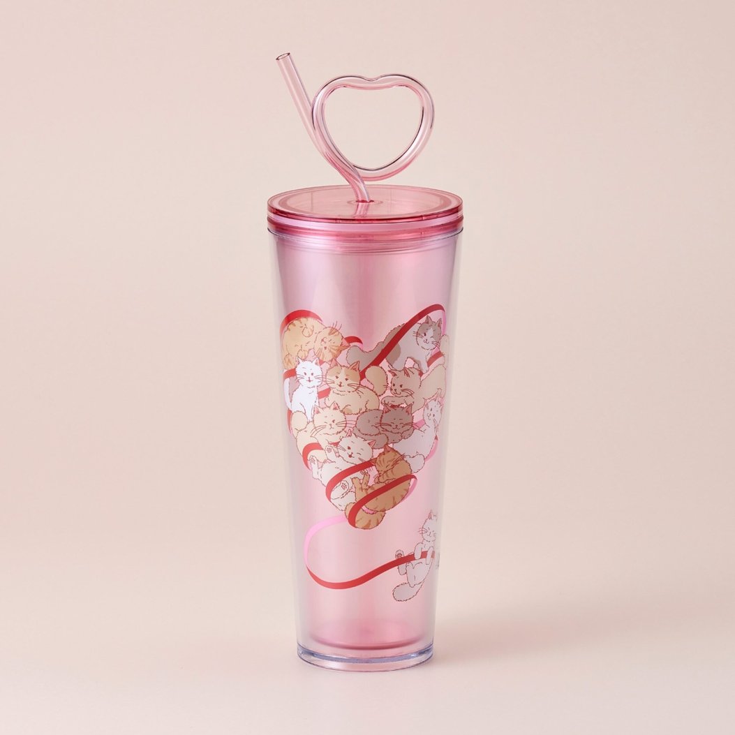 Starbucks Singapore's Cat-Themed 'Feline In Love' Merchandise