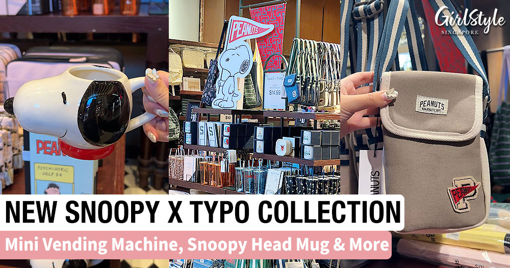 Typo Launches Cute New Snoopy Merch, Including A Mini Vending Machine ...