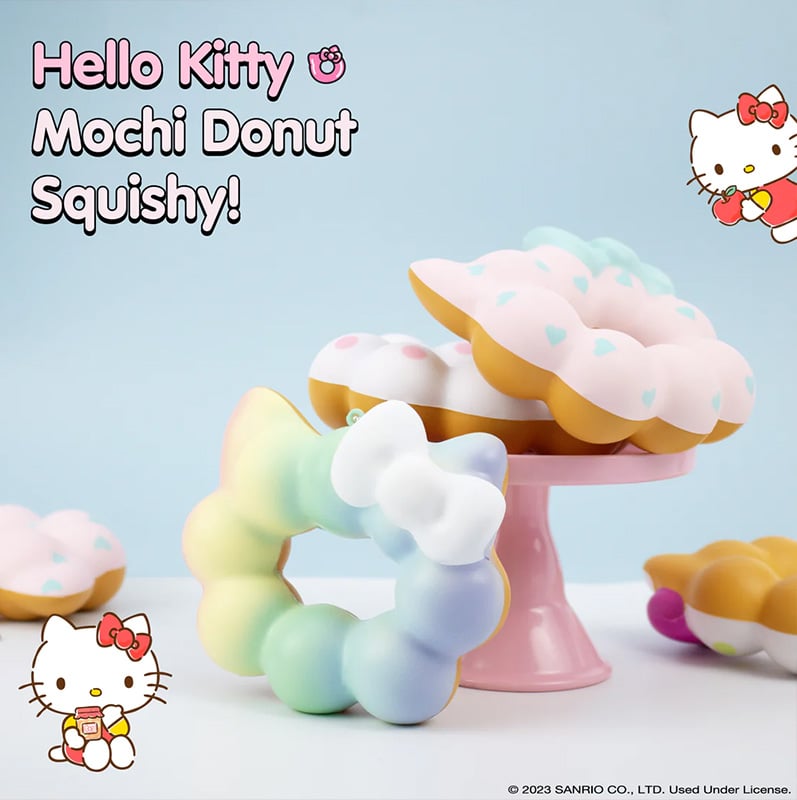 7-Eleven Has Squishy Hello Kitty Mochi Donut Keychains For You To ...