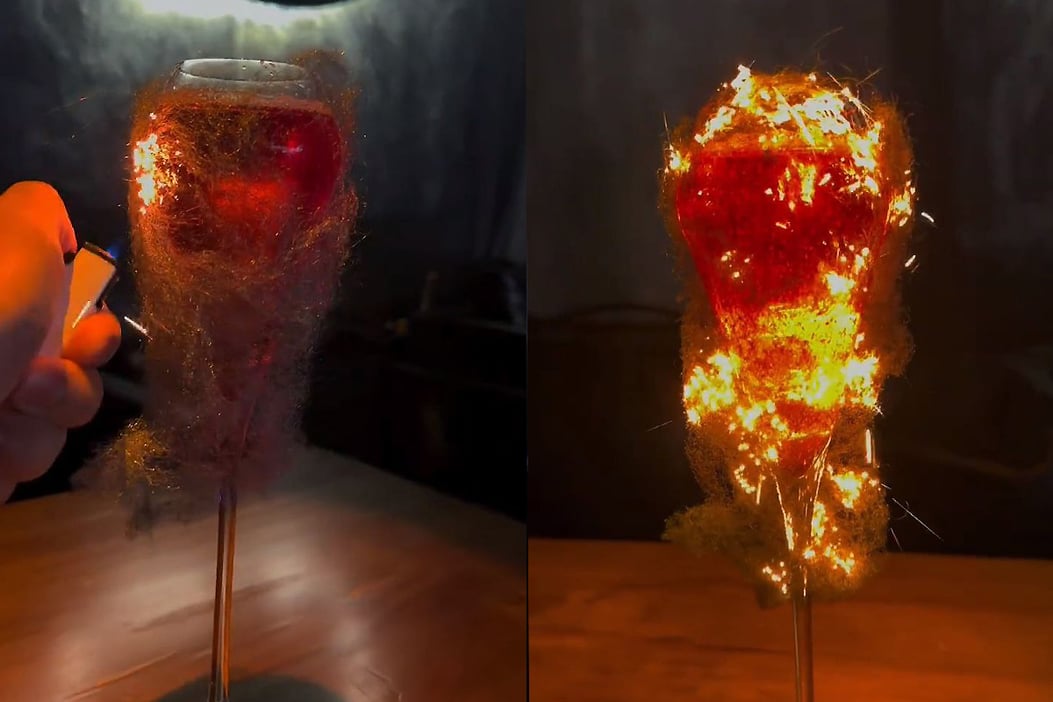 This Bar In Town Has Ice-Crusted & Fiery Cocktails That Look Like ...