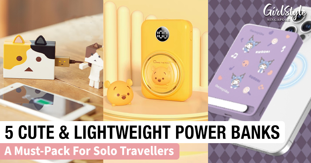 5 Cute & Lightweight Power Banks Essential For Solo Travellers