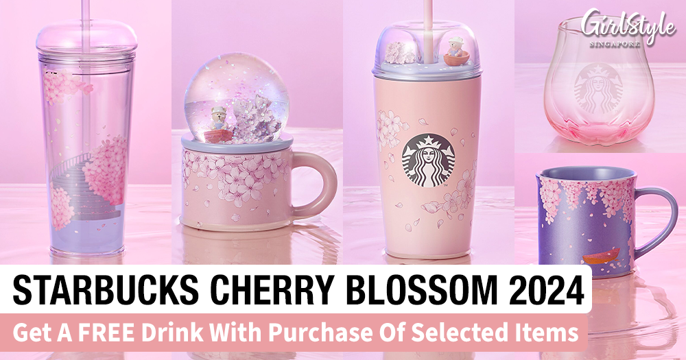 Starbucks Cherry Blossom 2024 Collection In Singapore