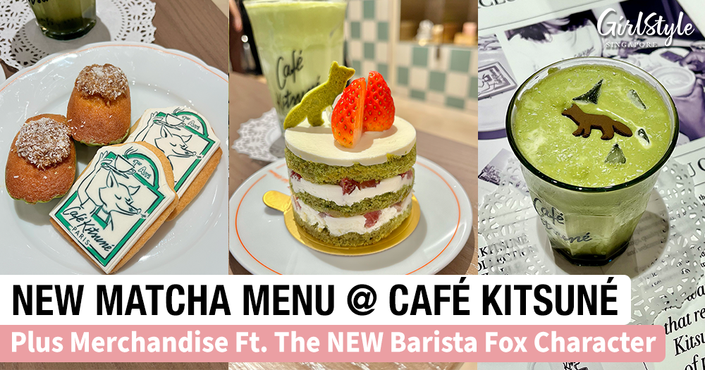 Café Kitsuné Matcha Menu, Barista Fox Merchandise In Singapore