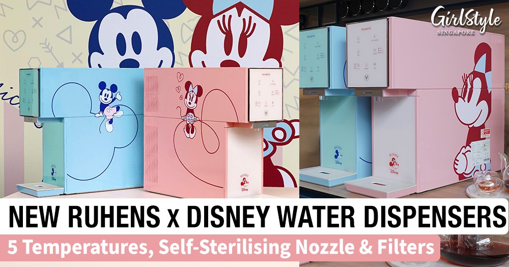 RUHENS Disney Water Dispensers Ft. Mickey & Minnie Mouse