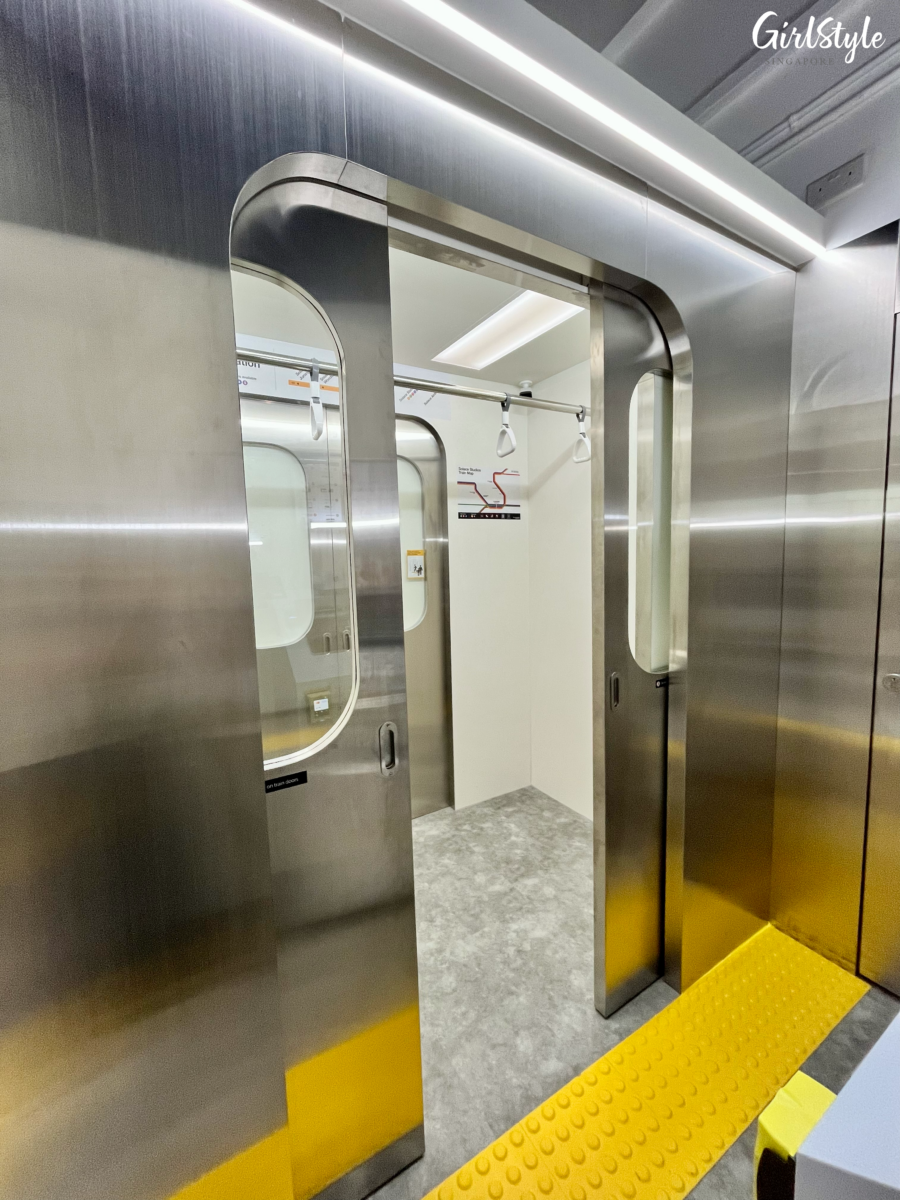 MRT train-themed self-photo: Solace Studios @ orchardgateway