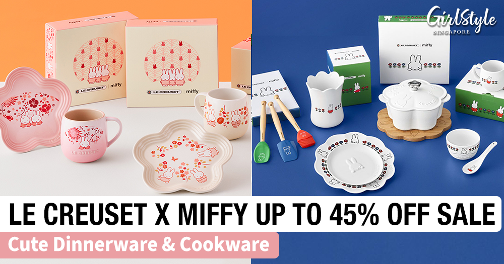 Le Creuset Miffy Collections Are Now On Sale At Up To 45% Off