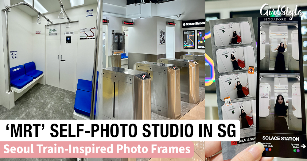 MRT train-themed self-photo: Solace Studios @ orchardgateway