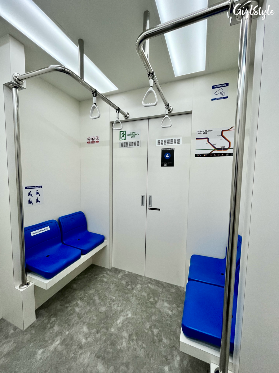 MRT train-themed self-photo: Solace Studios @ orchardgateway