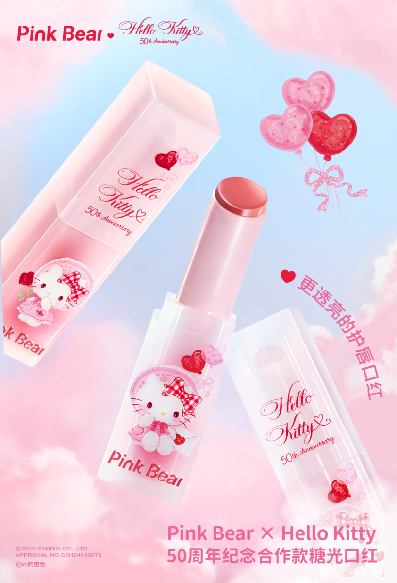 Pink Bear x Hello Kitty Makeup: Lip Glosses, Face Palettes